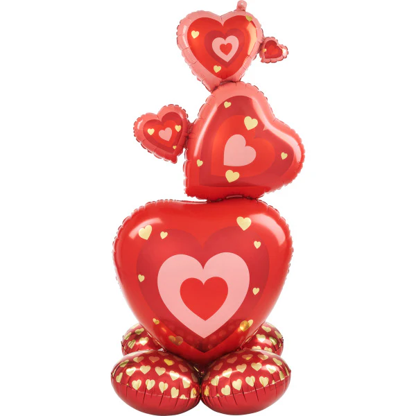 AirLoonz "Stacking Hearts" Balon