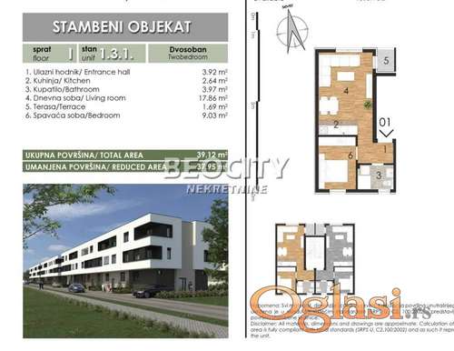 Novi Sad, Adice, , 1.5, 39m2