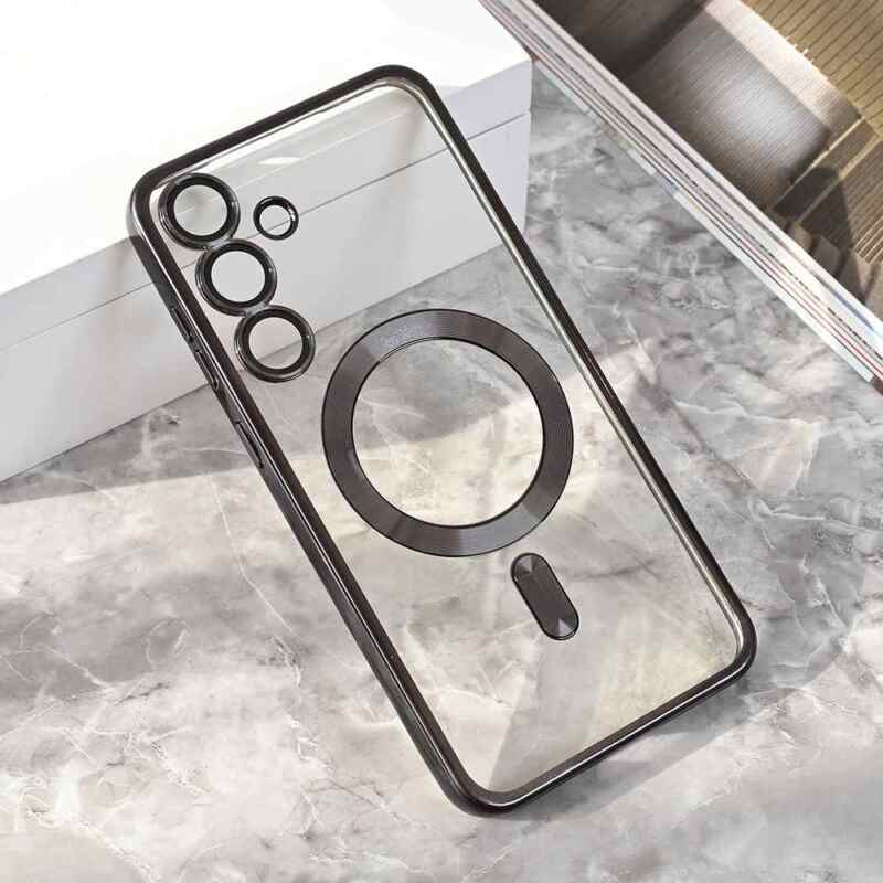 Maska Magsafe Lux za Samsung S936B Galaxy S25 Plus crna