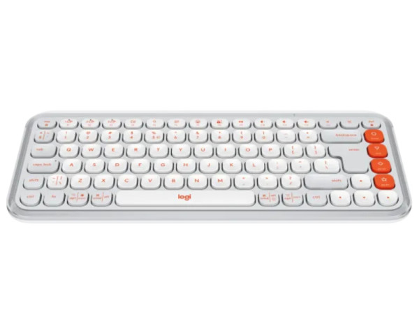 LOGITECH POP Icon Keys US tastatura bela