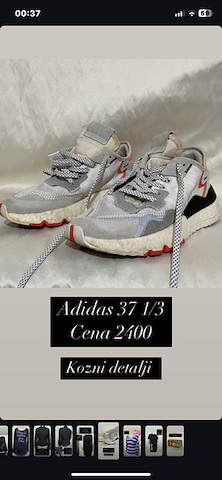 Adidas patike kozni delovi 37 1/3