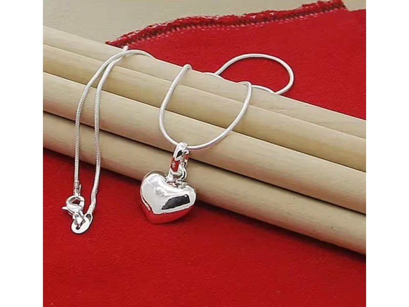 Ogrlica Heart Silver 925