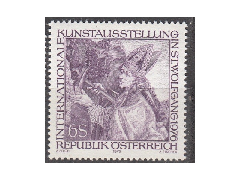(rbe614) austrija cista marka 1976 god