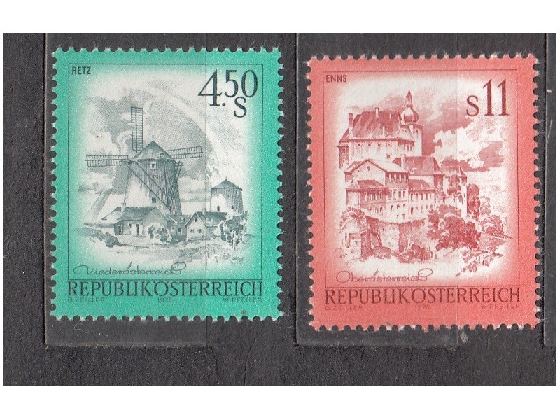 (rbe617) austrija cista serija 1976 god