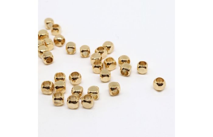 Perla pozlata Yellow Gold 2.5x2.5mm ( 332049 )