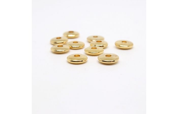 Perla pozlata Yellow gold 6x2 mm ( 332029 )