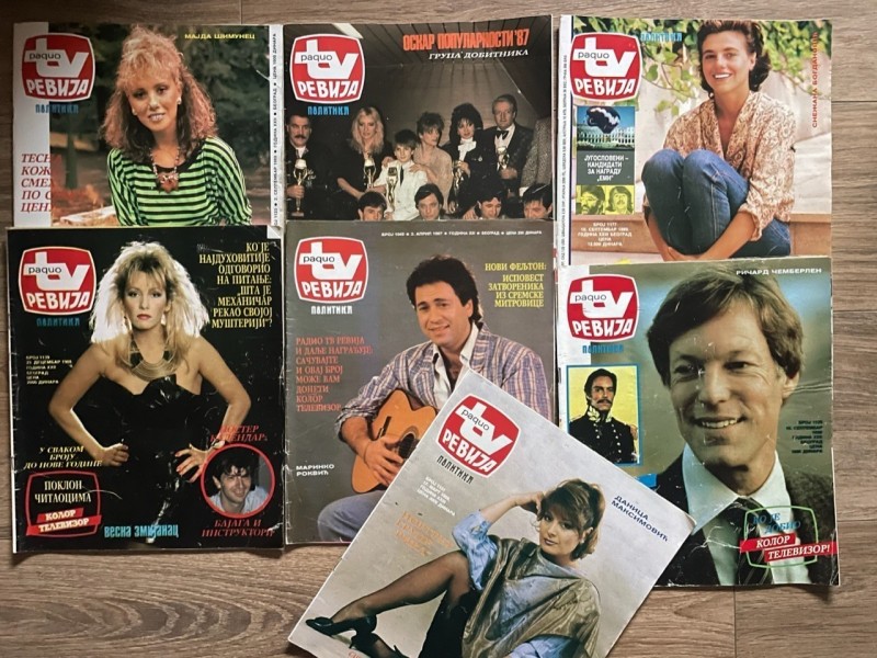 Tv Revija 7 komada iz 1987 -1988-1989