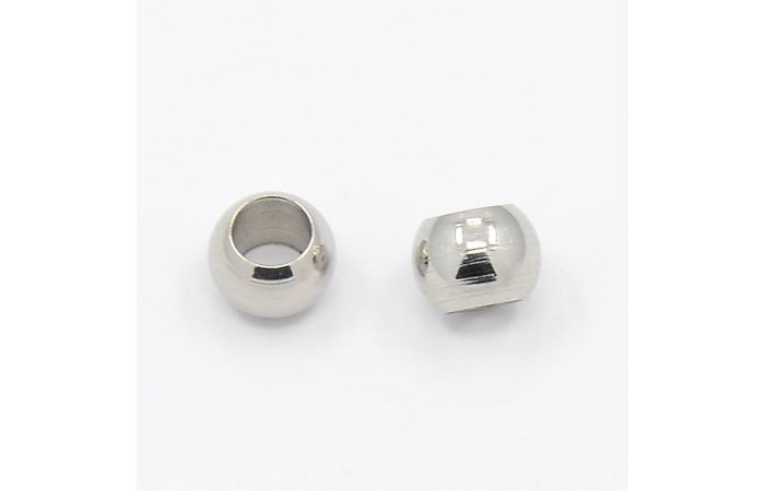 304 Stainless Steel perle 3x5mm, otvor 3mmn ( celikraz2)