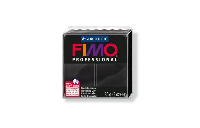 Polimerna glina FIMO Professional 9- Crna (FP8004-9)