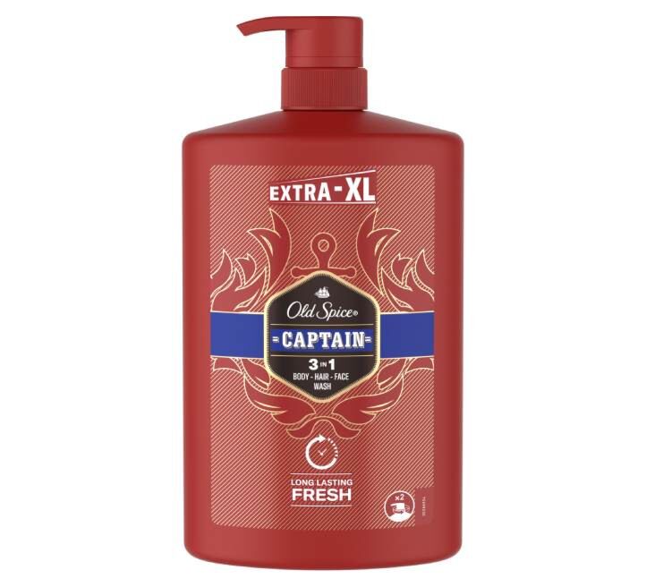 Old Spice Captain 3 u 1 gel za tuširanje 1000 ml