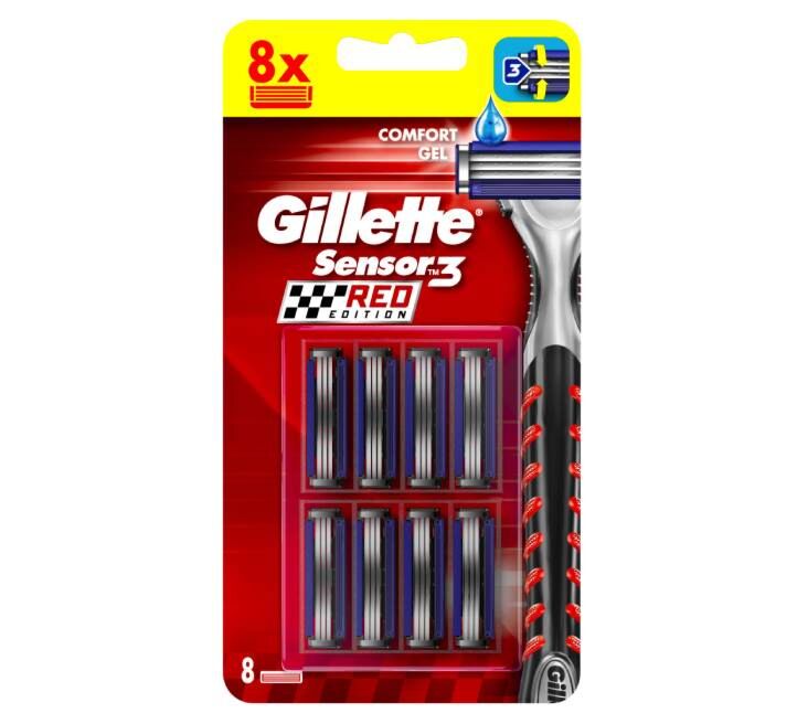 Gillette Sencor 3 Red brijači 3 + 8 dopuna