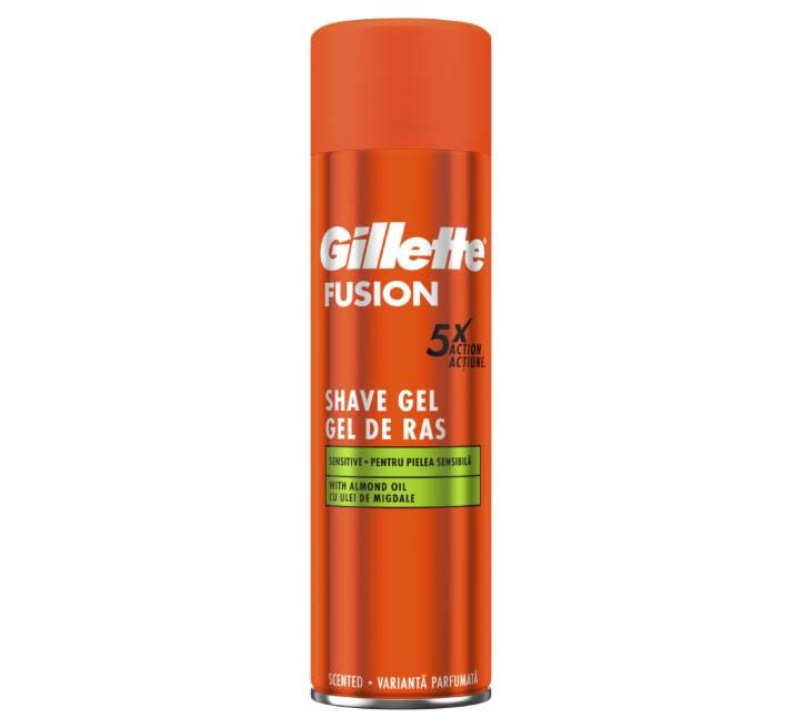 Gillette Fusion moisturizing gel za brijanje 200 ml