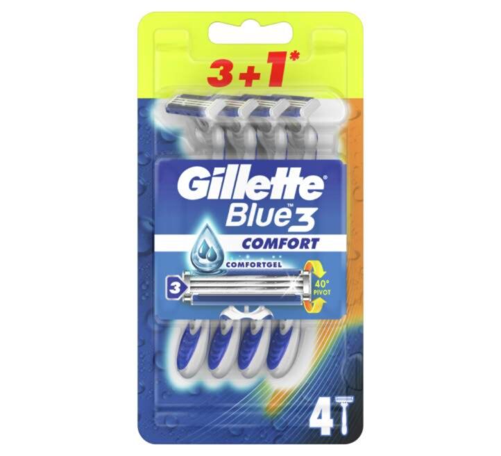 Gillette brijač blue3 pakovanje 3+1 kom