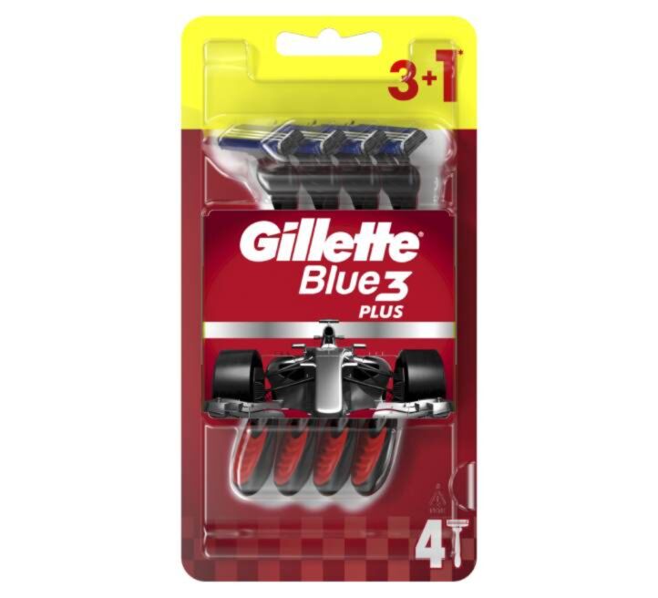 Gillette Blue3 Red brijači 3+1 kom