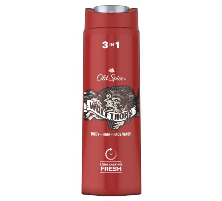 Old Spice Wolfthorn 3u1, gel za tuširanje 400 ml