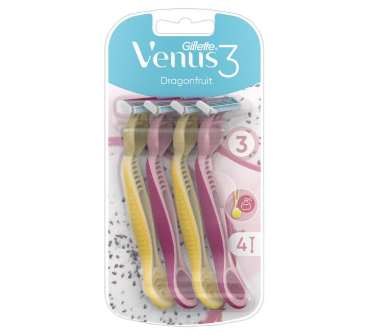 Gillette Venus 3 Dragonfruit brijač 4 kom