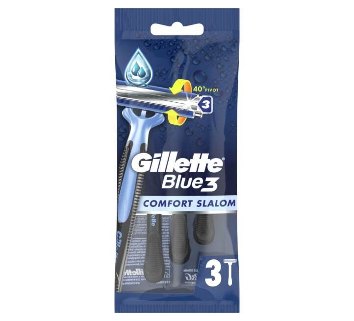 Gillette Blue3 Comfort Slalom brijači 3 kom