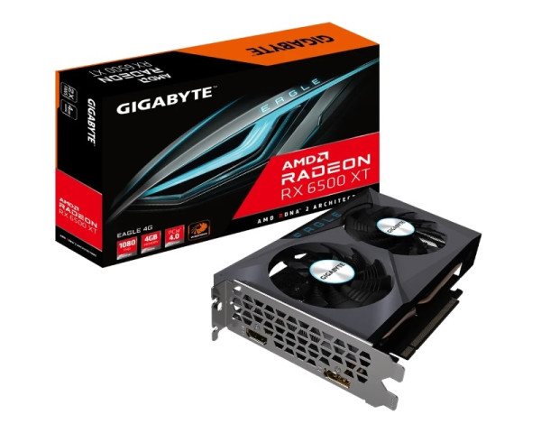 GIGABYTE AMD Radeon RX 6500 XT EAGLE OC 4GB 64bit GV-R65XTEAGLE-4GD