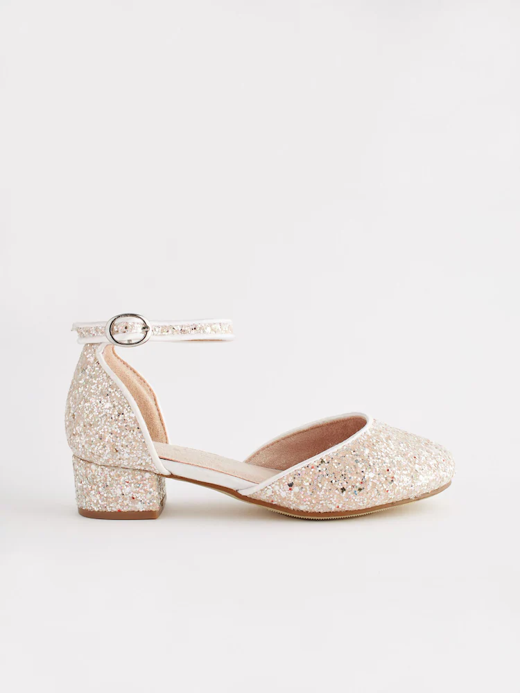 Obala Belo Glitter - Occasion Ankle Strap Low cipele na štiklu Cipele