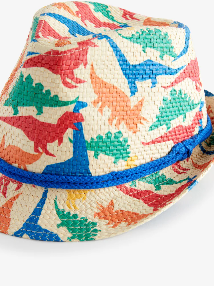 Rainbow Dinosaur - Trilby Hat (1-16yrs)