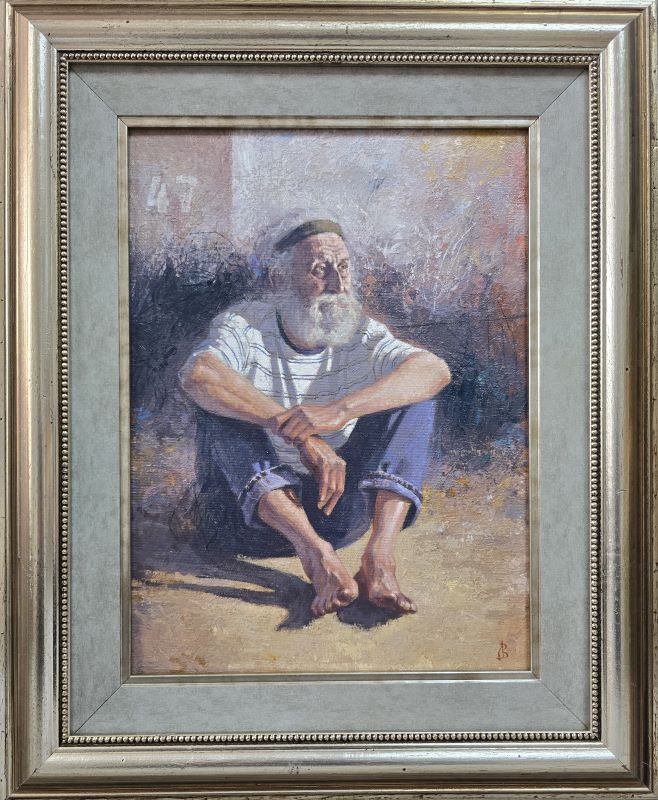 Reminisencija, profesor Vasa Dolovački, 2024., ulje na lesonitu, sa 59×48 cm, bez 41×30 cm, sertifikat, 700 eura