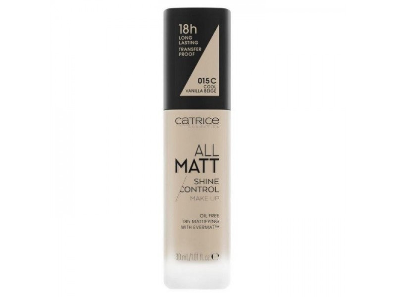 All Matt Shine Control tečni puder – 015 Cool Vanilla B