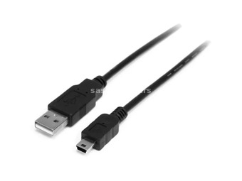 FAST ASIA Kabl USB A - USB Mini-B M/M 1.8m sivi