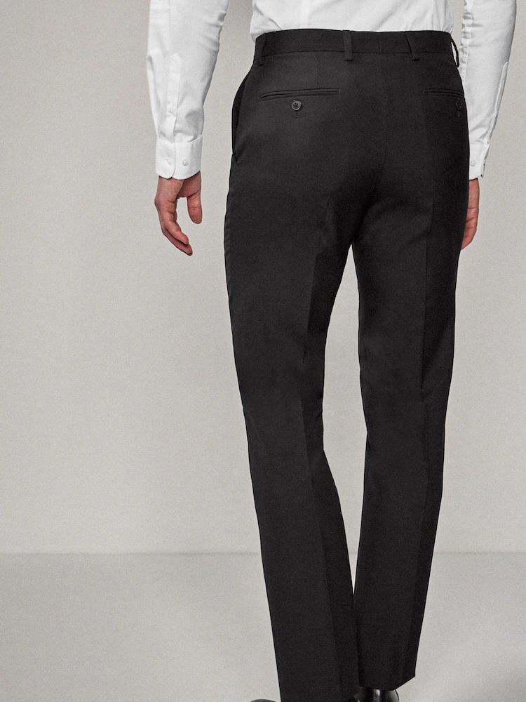 Crno - Elegantno krojen Fit - Odelo Pantalone