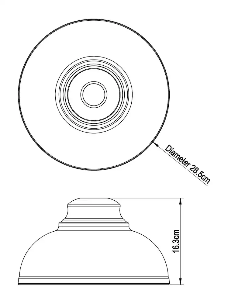 Sjenilo za viseće lampe Dikon Easi Fit
