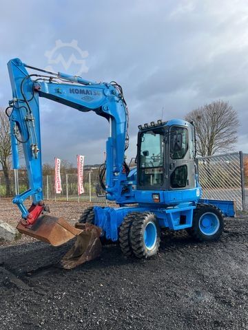 Mobilni bager
KOMATSU PW98 4800Btrs. Greifer/Hammerl. 4x4x4