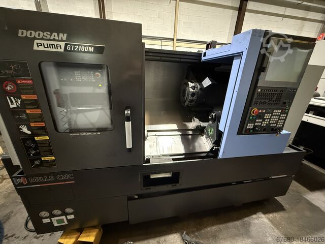 CNC strug, sa glodanjem
DOOSAN Puma GT2100M