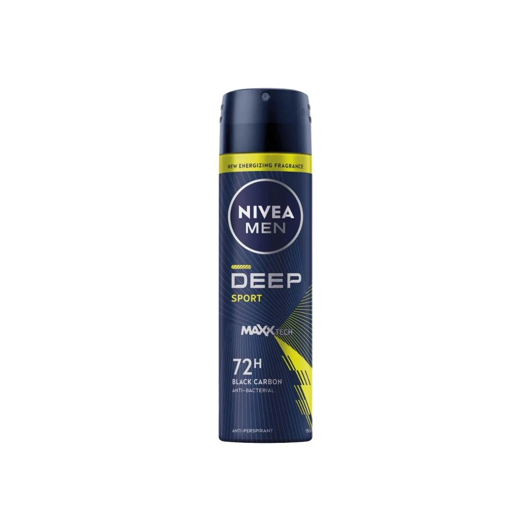 NIVEA MEN Deo Sprej Deep Sport Dezodorans 150 mL