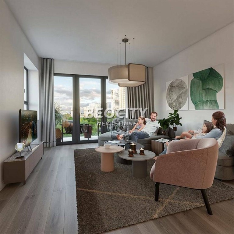 Savski venac, Beograd na vodi, BW KING'S PARK RESIDENCES, 2.0, 54m2, 270000EUR