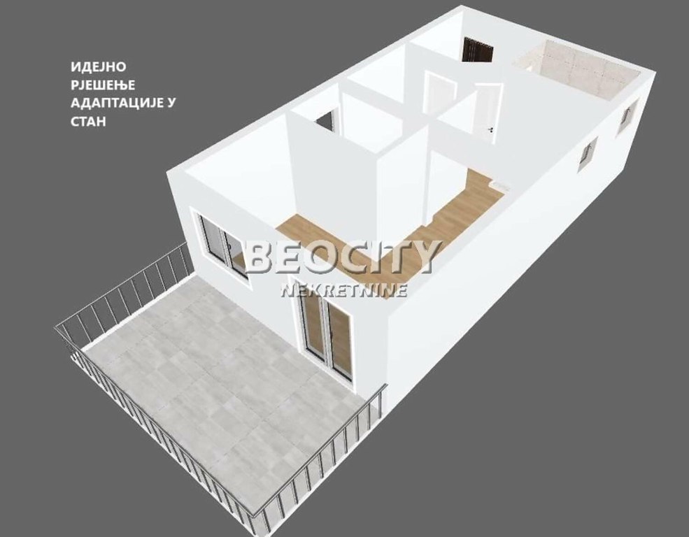 Obrenovac, Obrenovac (mesto), Majora Nebojše Tepavca, 44m2, 39600EUR