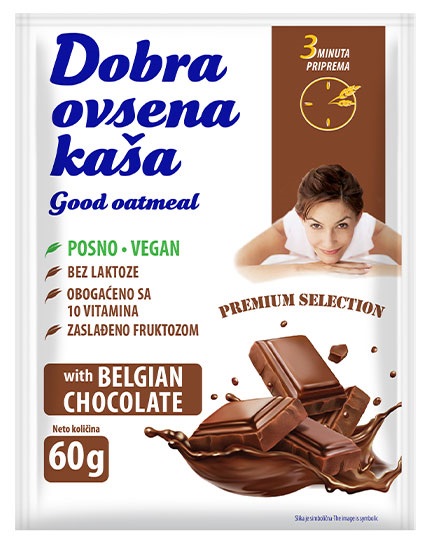 DOBRA OVSENA KASA 60G BELGIJSKA COKOLADA