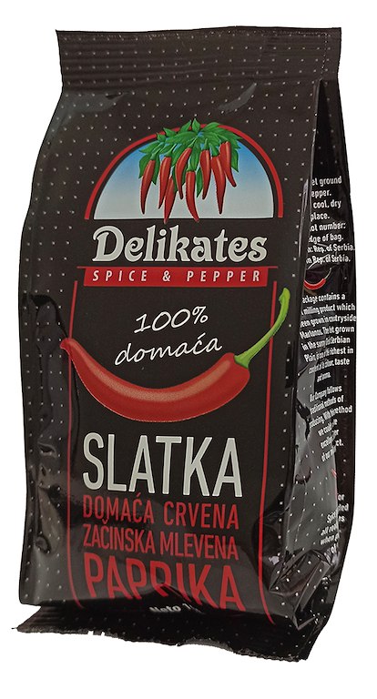 CRVENA MLEVENA SLATKA PAPRIKA 100G DELIKATES