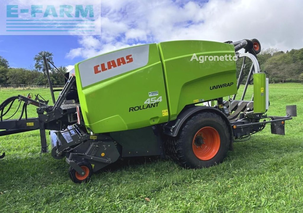 Claas rollant 454 uniwrap folienbindung balirka za četvrtaste bale