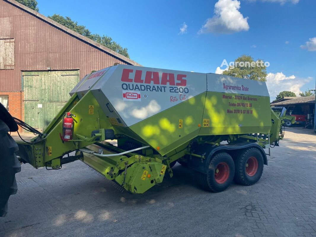 Claas Quadrant 2200 RC balirka za četvrtaste bale