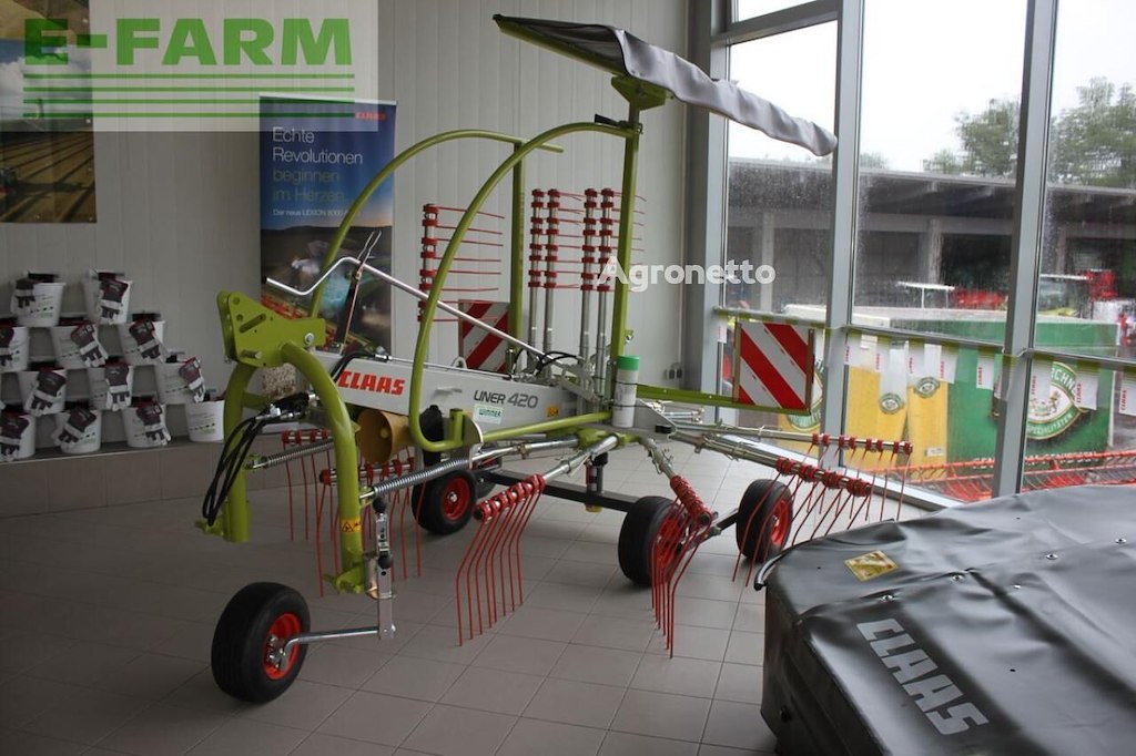 Claas liner 420 prevrtač sena