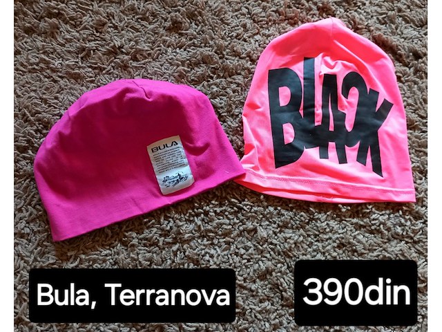 Terranova Bula 2 ženske kape roze boje