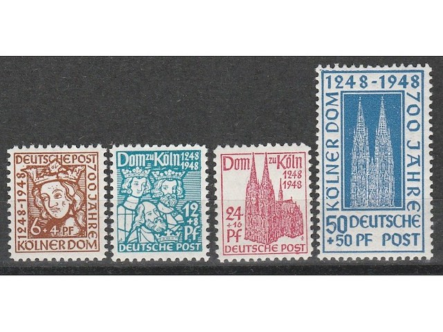 Bizone (Alliierte Besetzung)-1948 - Kölner Dom - MNH