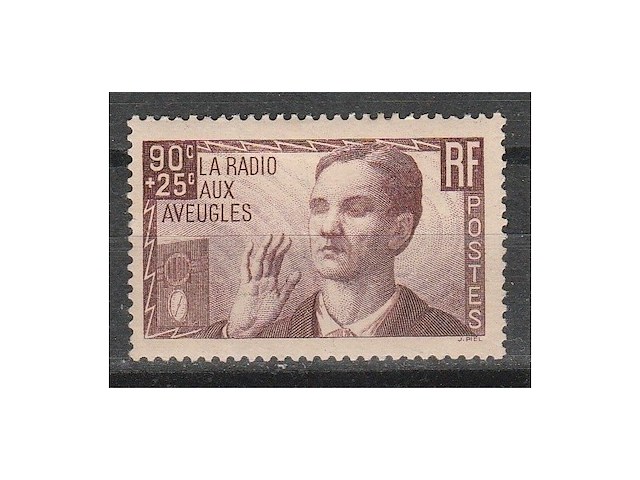 Francuska, France - Radio for the blind- 1938 - MH