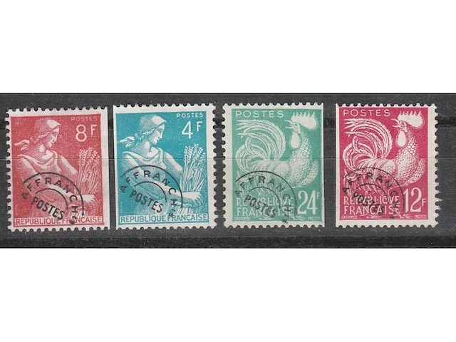 Francuska, France - Precancelled - 1954 - MNG