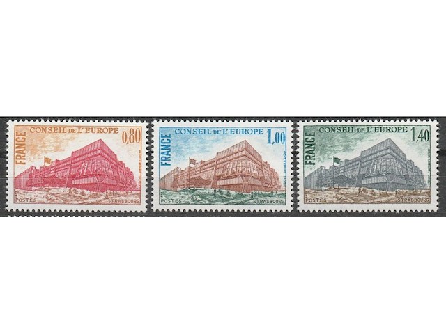 France - Council of Europe - Strasbourg - 1977 - MNH