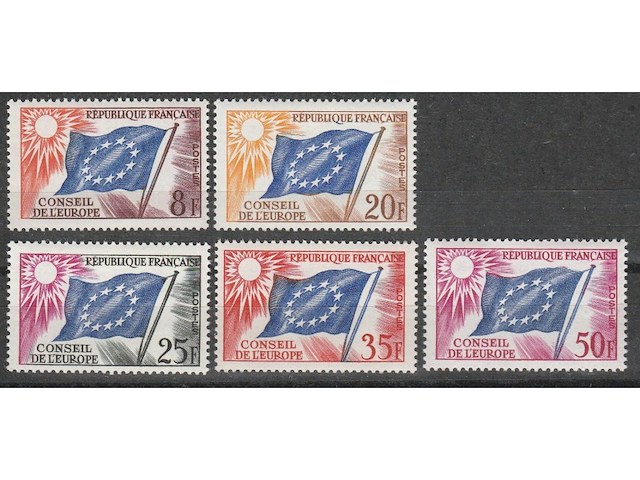France - Council of Europe - 1958-1959 - MNH