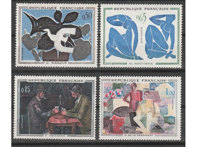 France - Paintings - 1961 - MNH