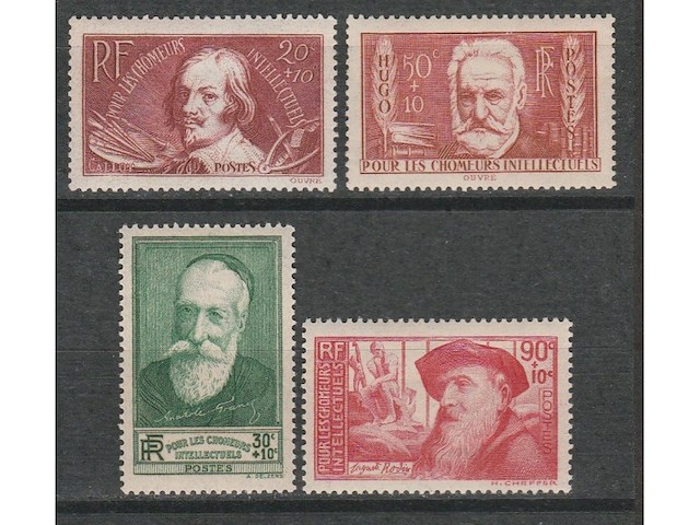 France-Unemployed Intellectuals Relief Fund-1936-MH