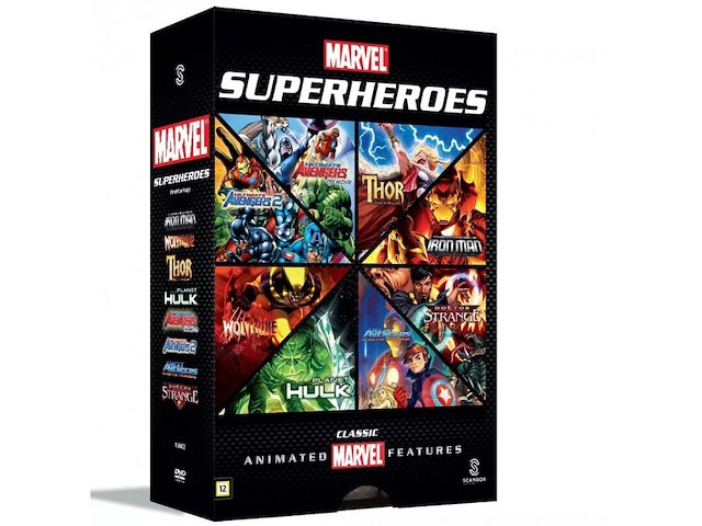 Marvel Animated Collection, 8 x DVD Box Set