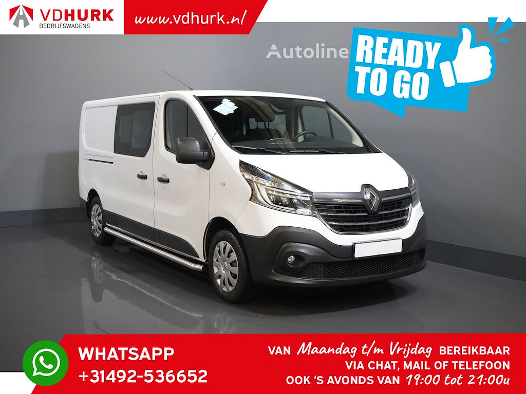 Renault Trafic 2.0 dCi 120 pk L2 Ready2Go DC Dubbel Cabine/ LED/ 2x schu minibus furgon