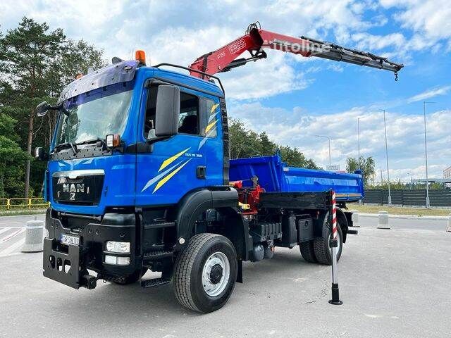 MAN TGS 4x4 18.360 FASSI 155 EURO 5 CRANE KRAN KIPER